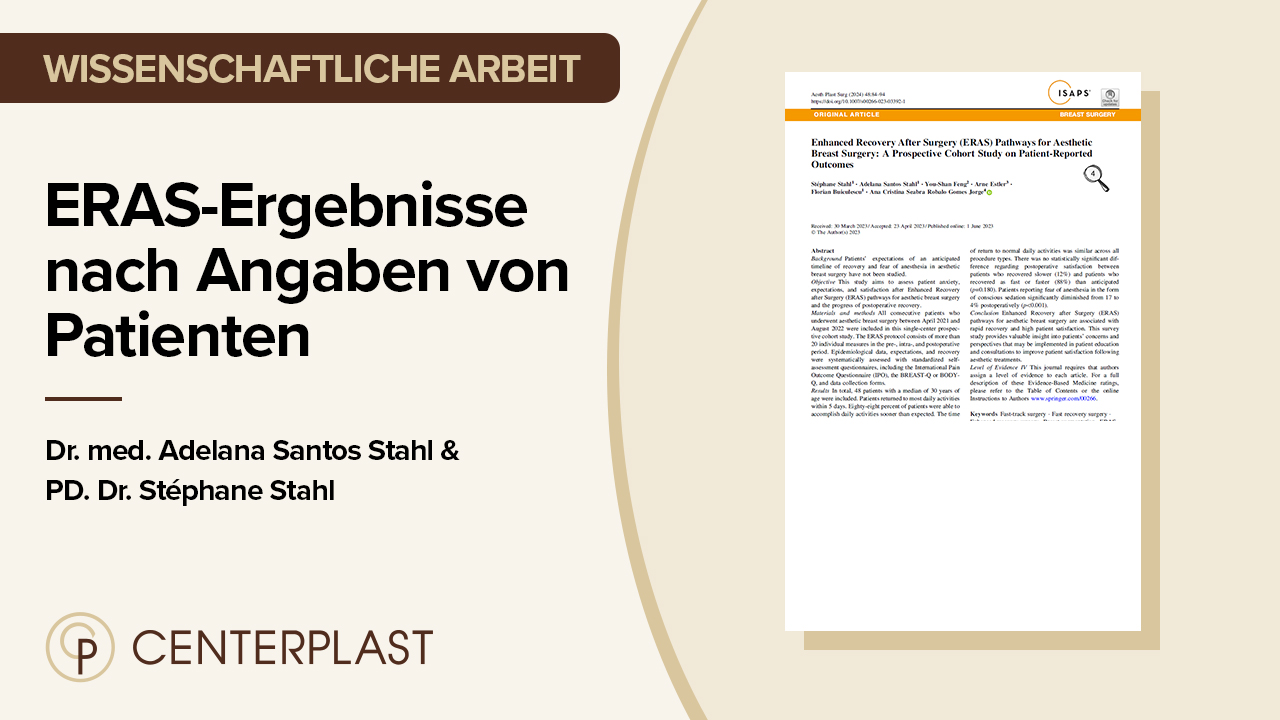ERAS patient-reported outcomes - CenterPlast GmbH
